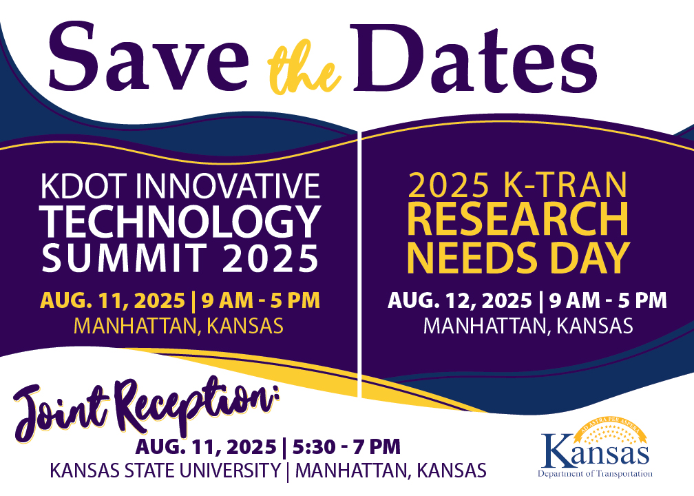 KDOT Innovation Technology Summit & K-TRAN Research Needs Day